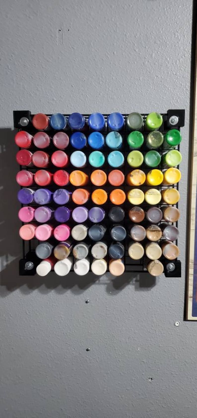 Craft Paint Rack wall Hanging - Etsy