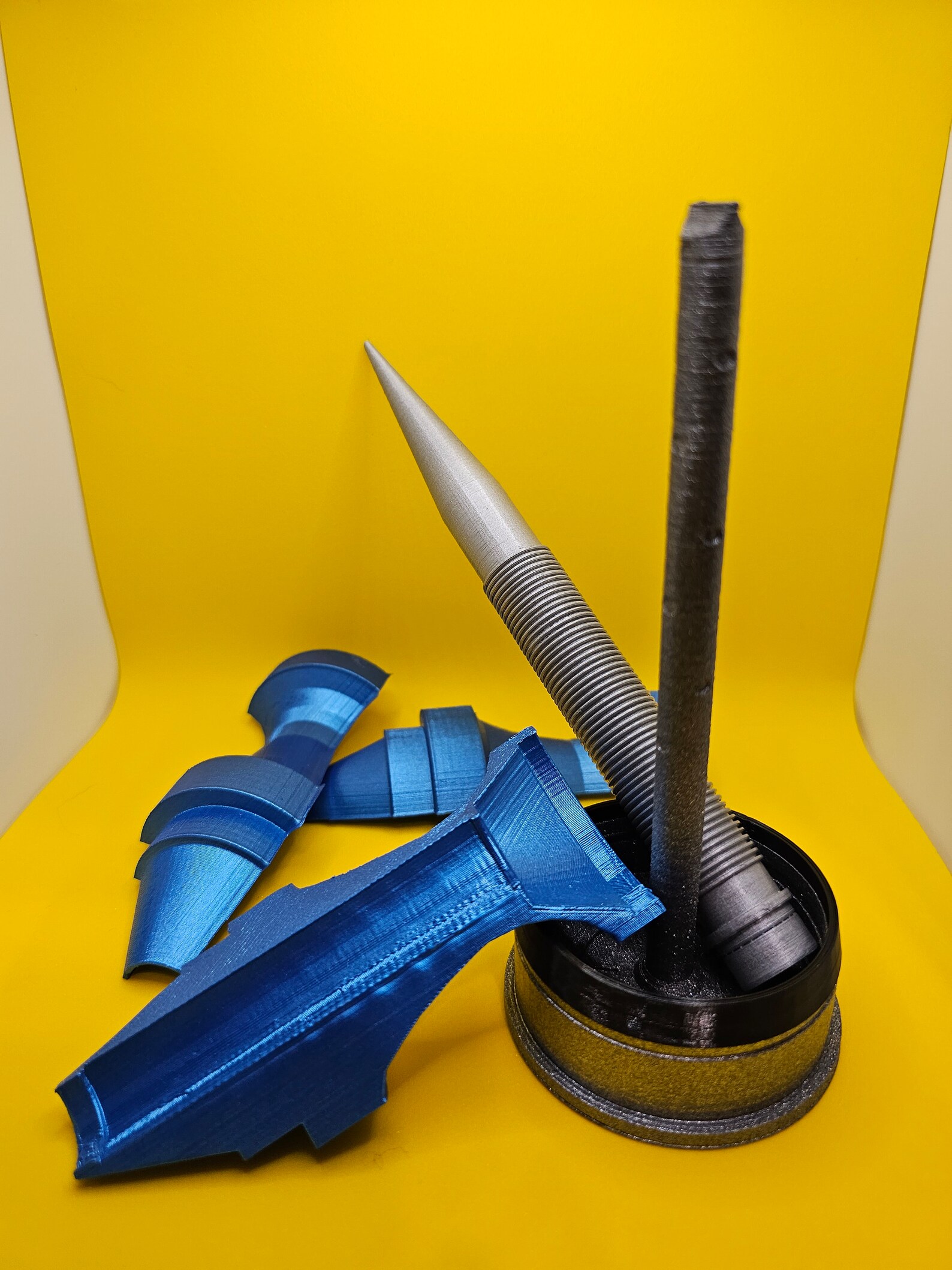 Sabot Penetrator Fins and Aft Cap 1/2 Scale - Etsy