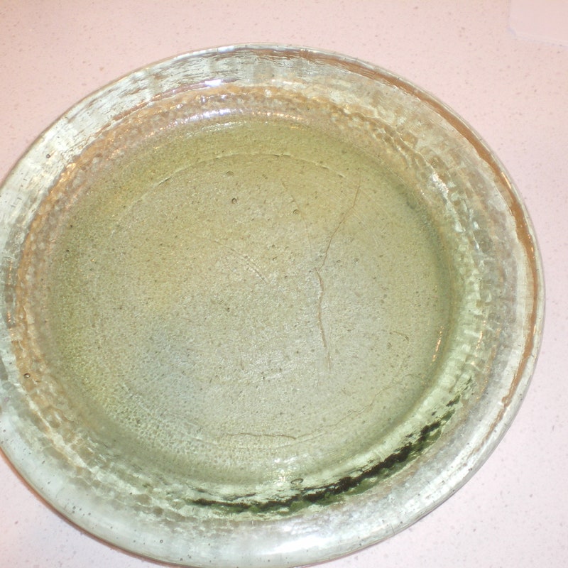 Recycled Glass Plate - Etsy