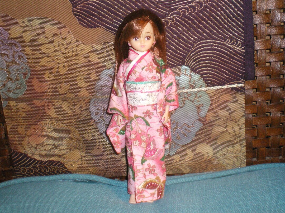 Darling Vintage Japanese Takara Licca Chan Doll Pink With Pink Kimono W ...