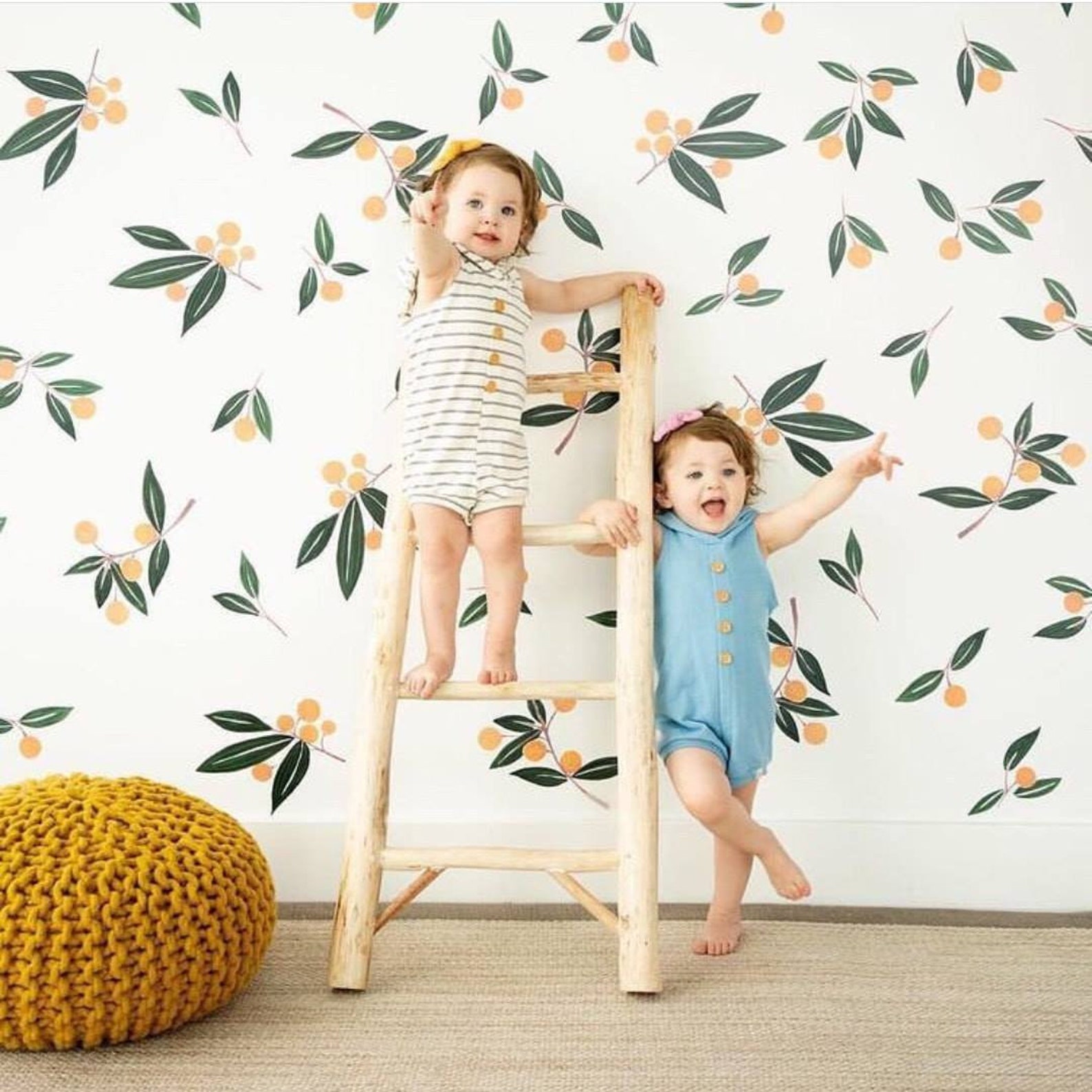 Tangerines Wall Decal Set of 36pcs Removable Sticker - Etsy