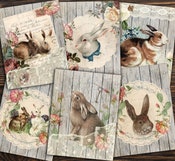 Rabbit Junk Journal Kit, Printable, Instant Download, Ephemera, Bunnies ...