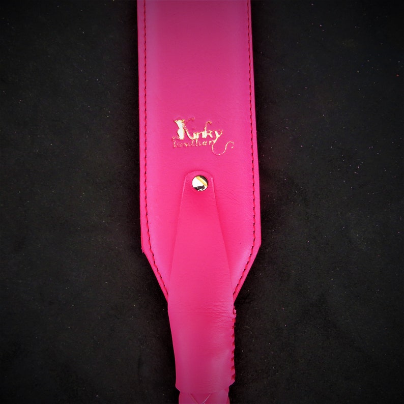 Handmade Spanking Paddle From Pink Leather Etsy