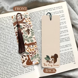 Foxes and Squirrels Bookmark. Woodland Creatures Illustration ...
