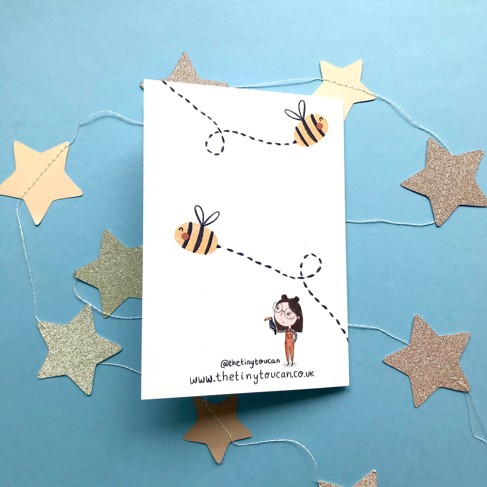 HAP-BEE BIRTHDAY Card Bumble Bee Card A6 Happy Birthday | Etsy