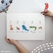 NAME ANIMAL PRINT A4/A3- Kids Name Art- Nursery Wall Art- Name ...