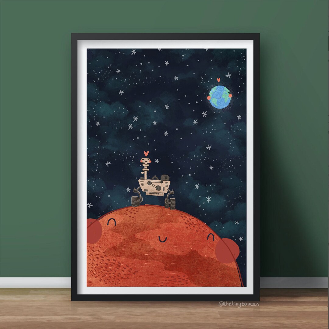 Perseverance Mars Rover Fine Art Print- Space Print- Nasa- Educational ...