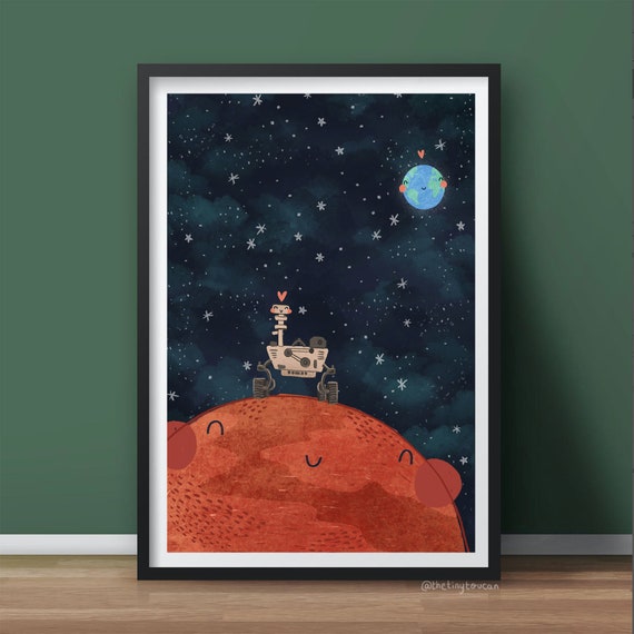Perseverance Mars Rover Fine Art Print Space Print Nasa | Etsy UK