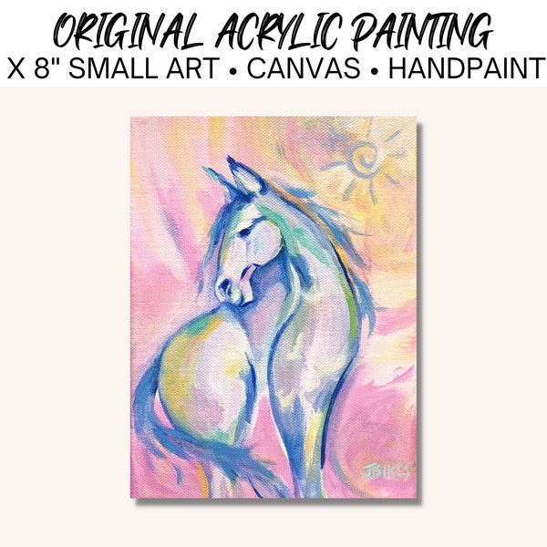 Wild Mustangs Painting - Etsy