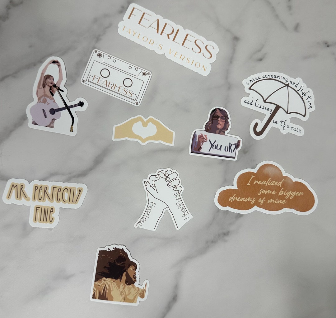 Fearless taylor's Version Stickers - Etsy