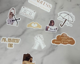 Taylor Swift Fearless taylor's Version Hype Sticker - Etsy