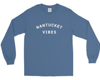 Nantucket Long Sleeve T-shirt, Nantucket Mass Long Sleeve Shirt ...