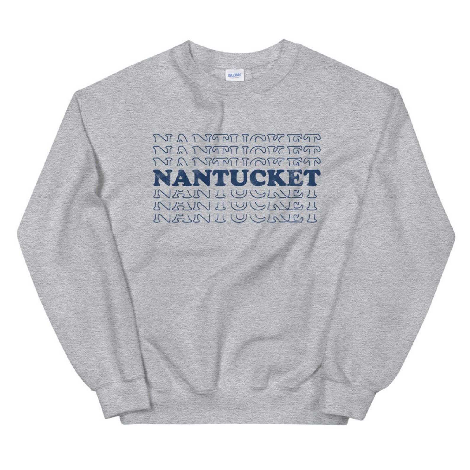 Nantucket Sweatshirt, Nantucket Retro Sweatshirt, Nantucket Gift ...