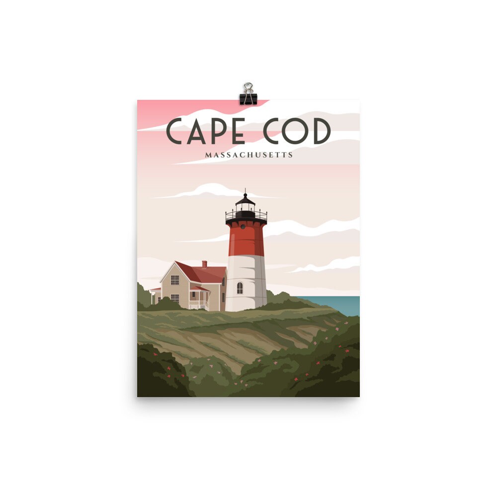 Cape Cod Lighthouse Poster, Cape Cod Print, Cape Cod Wall Art, Cape Cod ...