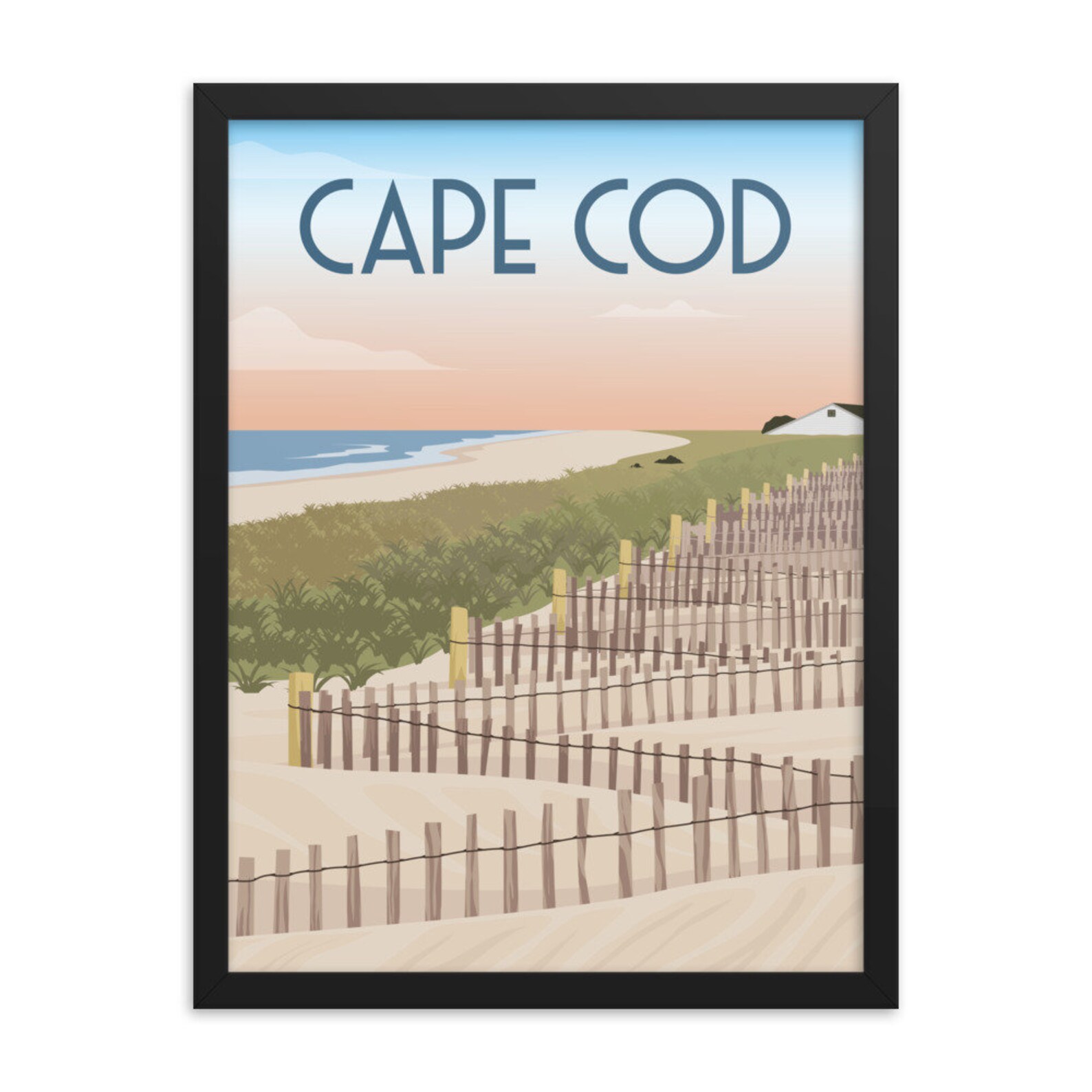 Cape Cod Beach Framed Poster, Cape Cod Print, Cape Cod Wall Art, Cape ...
