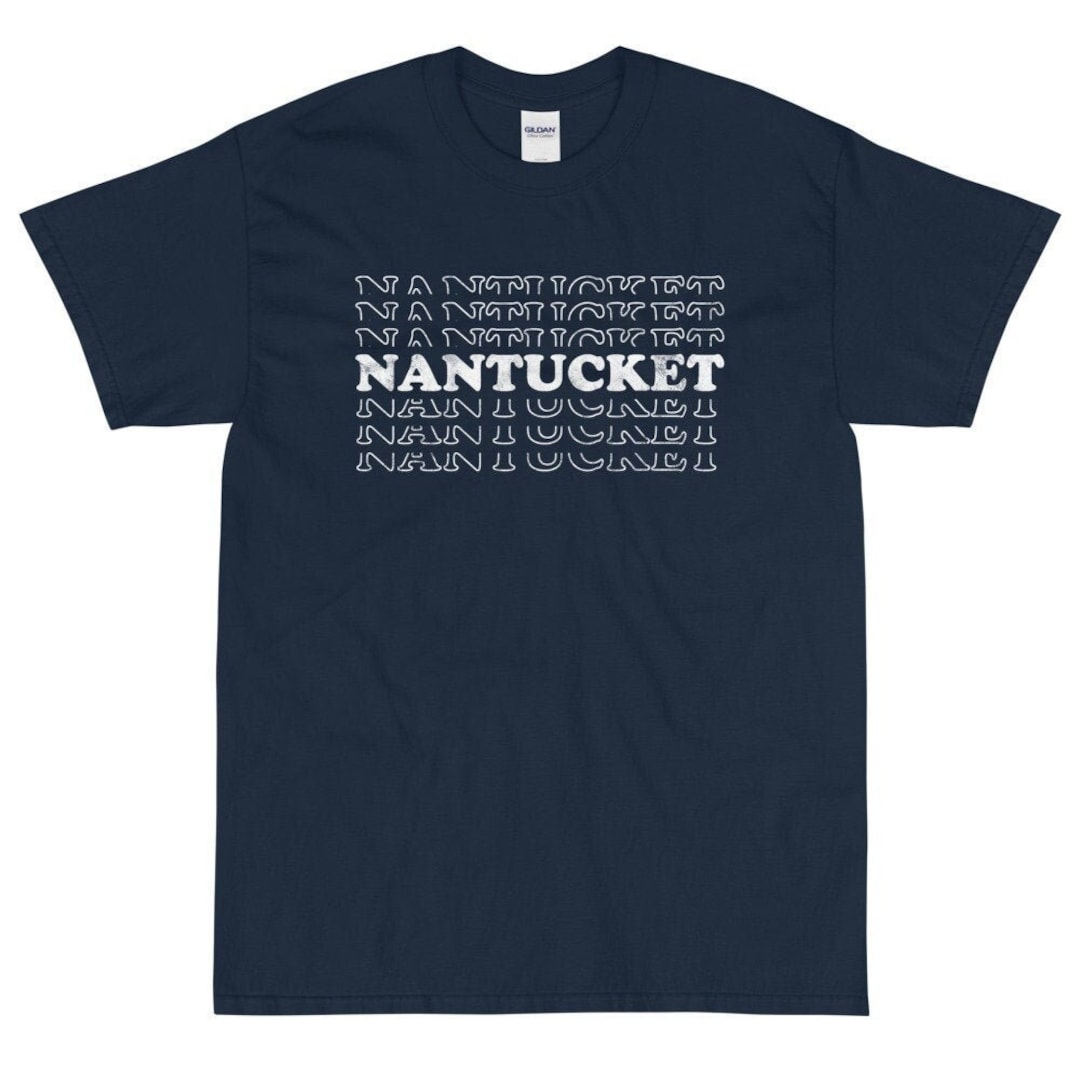 Nantucket Retro T-shirt, Nantucket T-shirt, Nantucket T Shirt ...