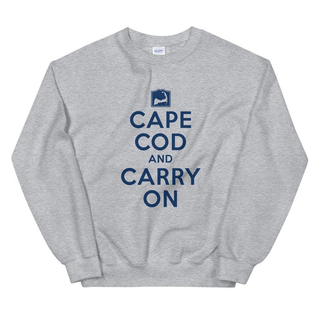 Cape Cod Sweatshirt, Cape Cod & Carry on Sweatshirt, Cape Cod Mass ...