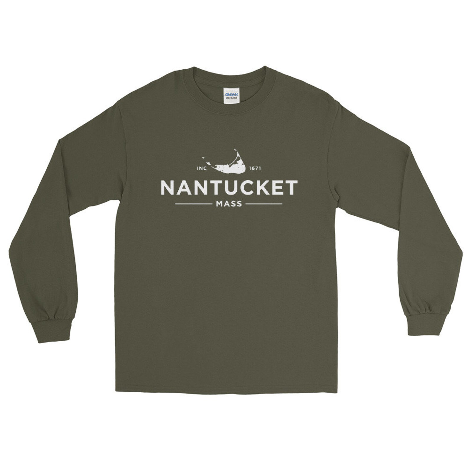 Nantucket Long Sleeve T-shirt, Nantucket Mass Long Sleeve Shirt ...