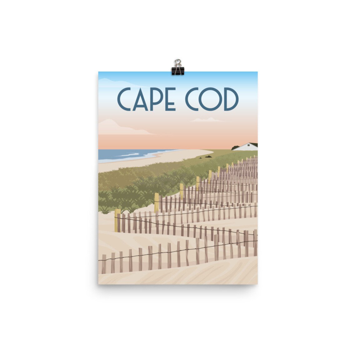 Cape Cod Beach Poster Cape Cod Print Cape Cod Wall Art Cape - Etsy
