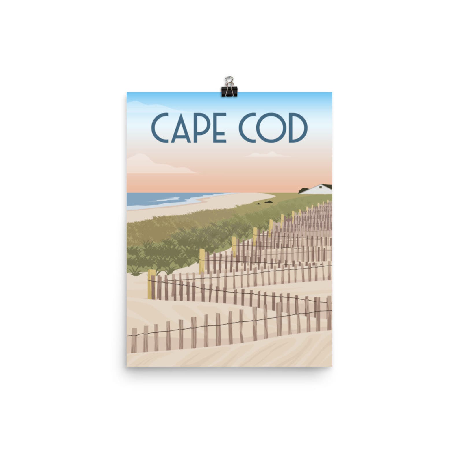 Cape Cod Beach Poster Cape Cod Print Cape Cod Wall Art Cape - Etsy