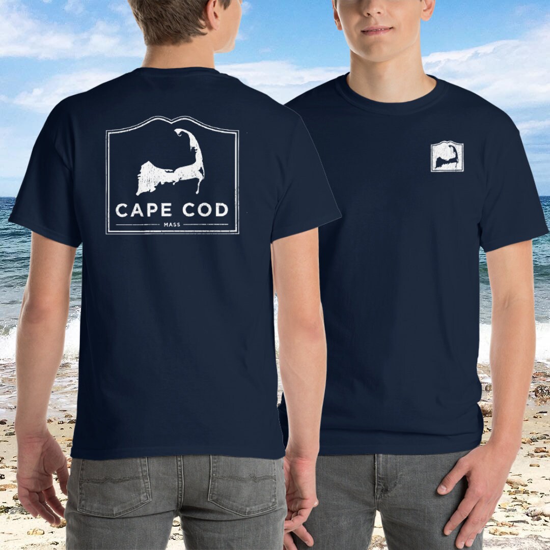 Cape Cod Mass Short-sleeve T-shirt, Cape Cod MA T Shirt, Cape Cod Tee ...