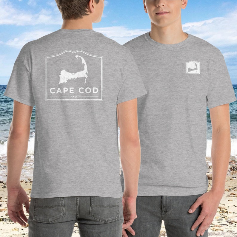 Cape Cod Mass Short-sleeve T-shirt, Cape Cod MA T Shirt, Cape Cod Tee ...