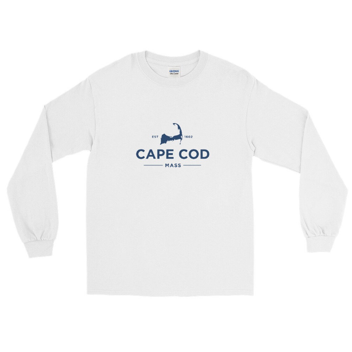 Cape Cod Mass Long Sleeve T-shirt Cape Cod Long Sleeve Shirt - Etsy