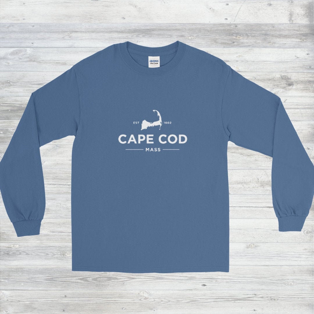 Cape Cod Mass Long Sleeve T-shirt, Cape Cod Long Sleeve Shirt, Cape Cod ...