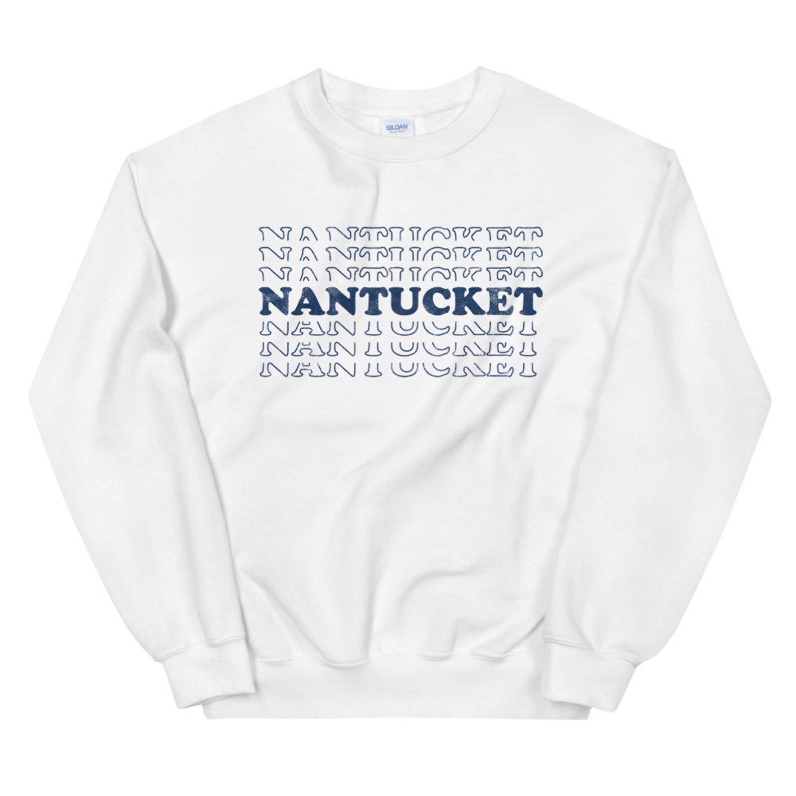 Nantucket Sweatshirt, Nantucket Retro Sweatshirt, Nantucket Gift ...