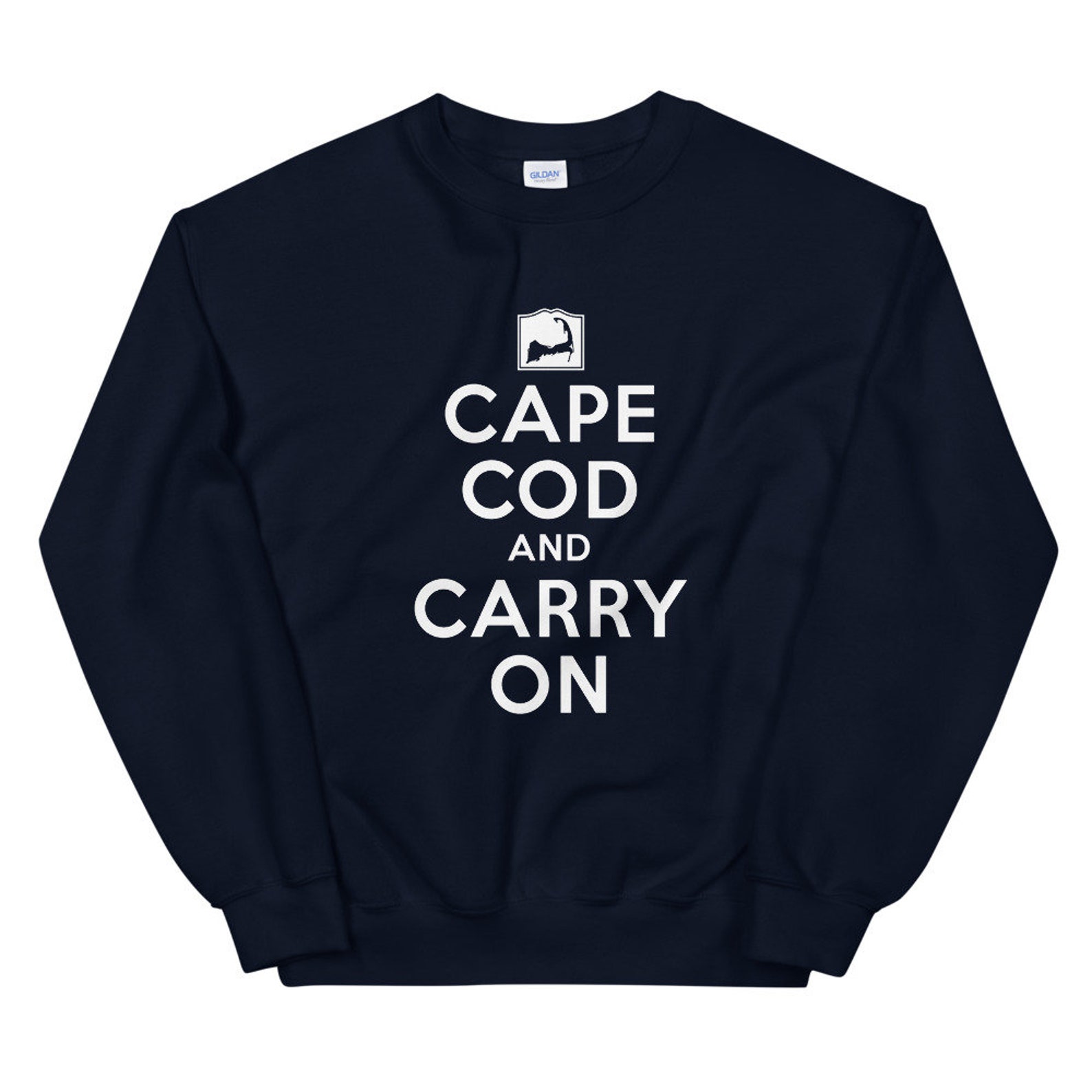 Cape Cod Sweatshirt, Cape Cod & Carry on Sweatshirt, Cape Cod Mass ...