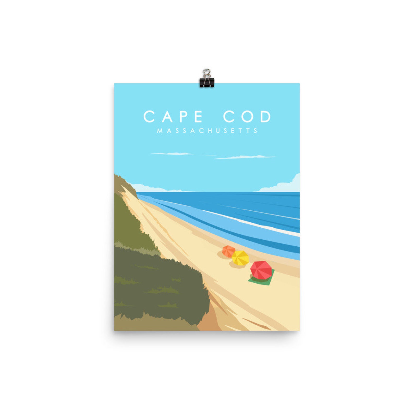 Cape Cod Beach Poster, Cape Cod Wall Art, Cape Cod Print, Cape Cod ...