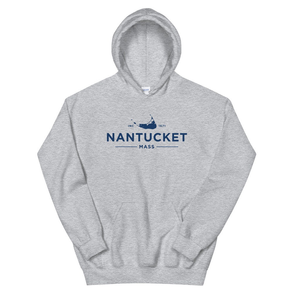 Nantucket Hoodie, Nantucket Sweatshirt, Nantucket Island Hoodie ...