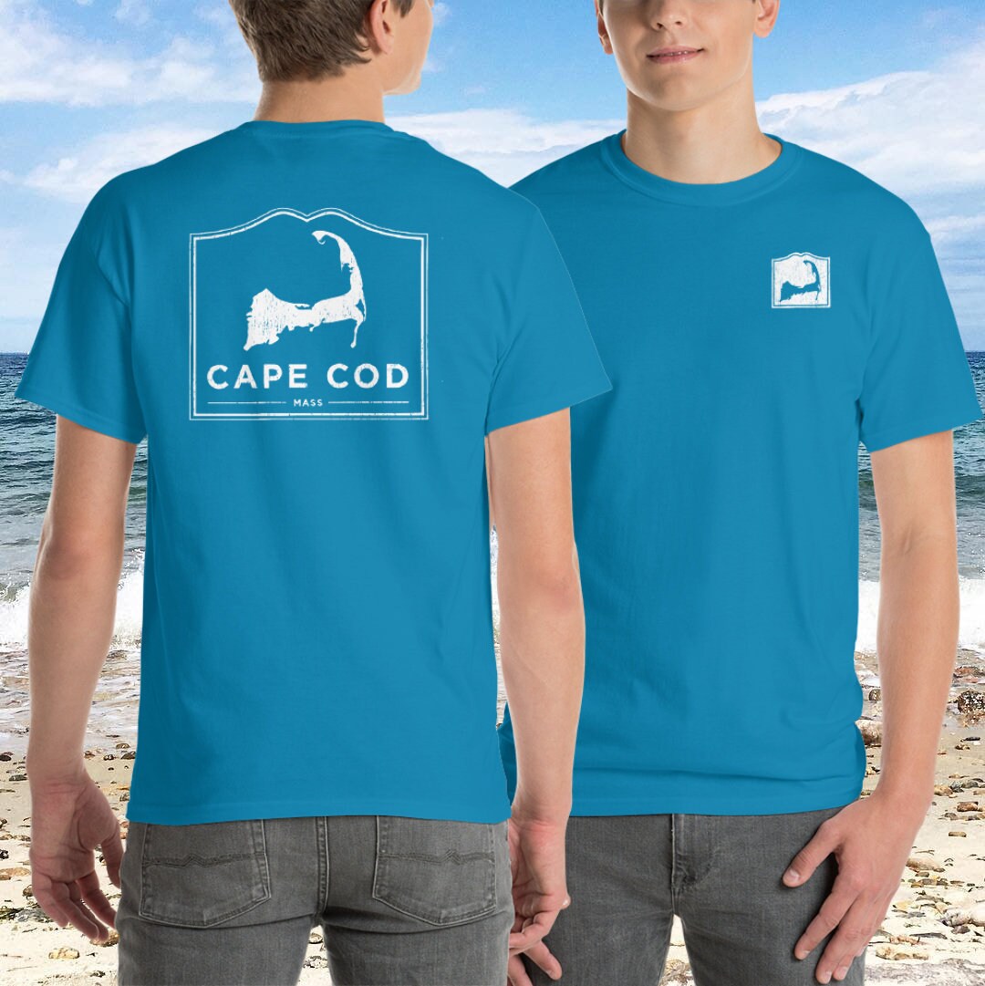 Cape Cod Mass Short-sleeve T-shirt, Cape Cod MA T Shirt, Cape Cod Tee ...