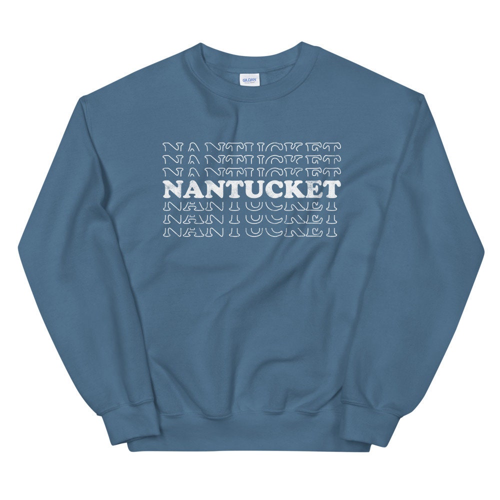 Nantucket Sweatshirt, Nantucket Retro Sweatshirt, Nantucket Gift ...