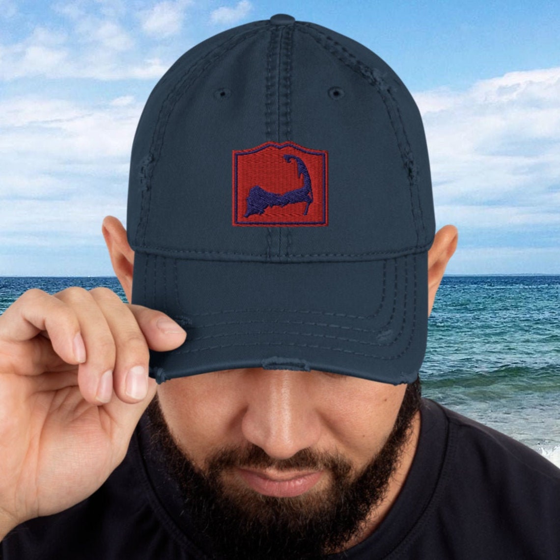 Cape Cod Distressed Hat, Cape Cod Hat, Cape Cod Baseball Hat, Cape Cod ...