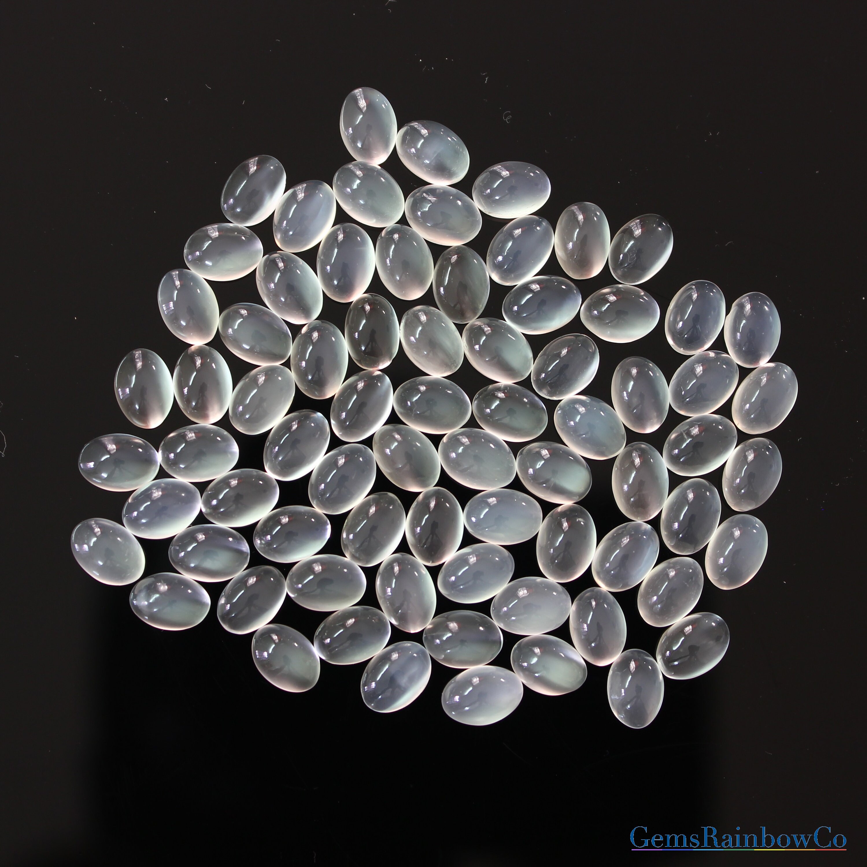 Natural White Moonstone Oval Shape Cabochon 7x5 Mm AAA Quality - Etsy UK