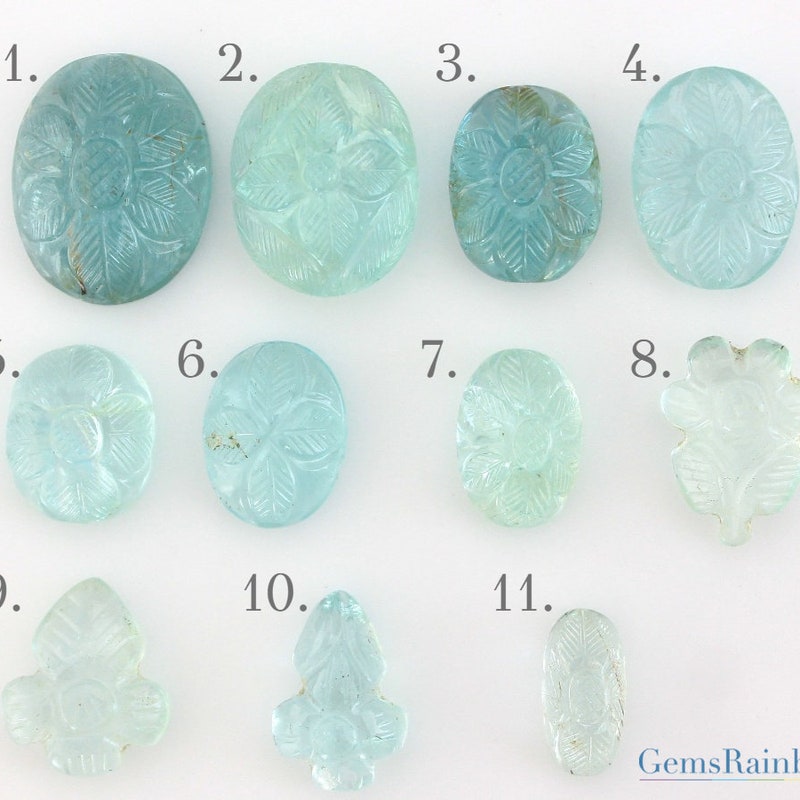 Carved Gemstones - Etsy