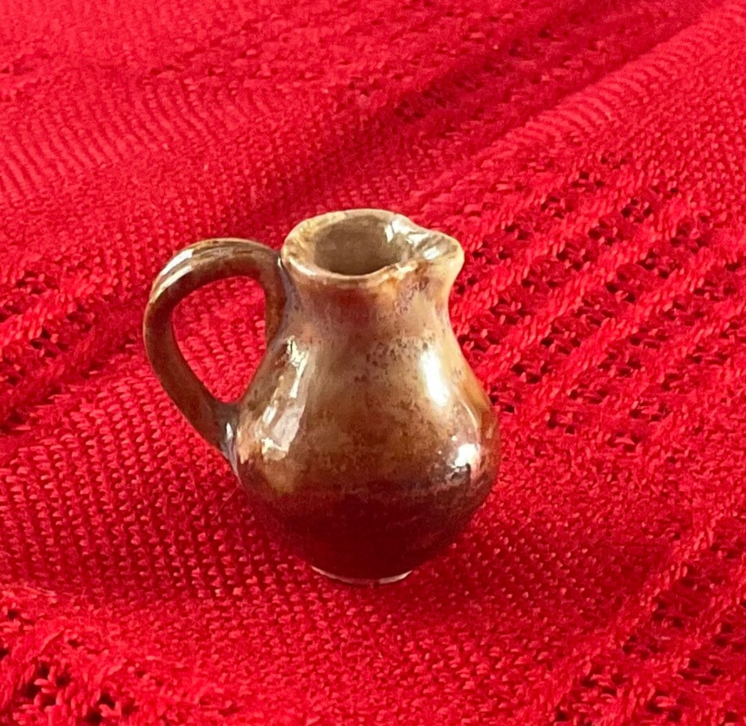 Miniature Stoneware Jug - Etsy