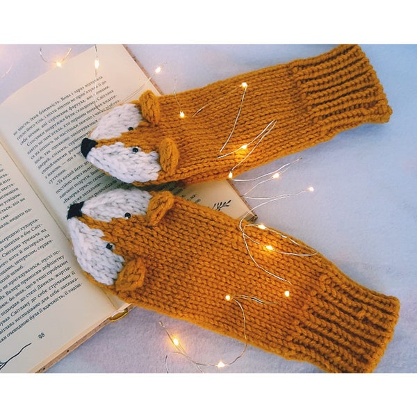Animal Mittens - Etsy