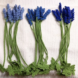 Bluebonnet Crochet Bookmark, Set of 3, Texas Bluebonnets - Etsy