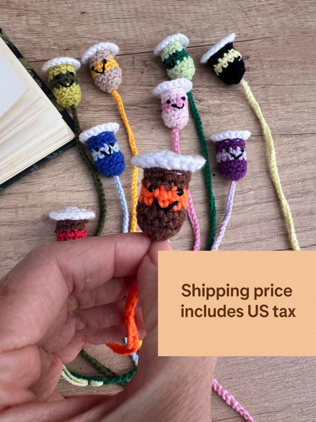 Crochet Latte Cup Bookmark: Reading Gift, Gifts for Booklovers - Etsy