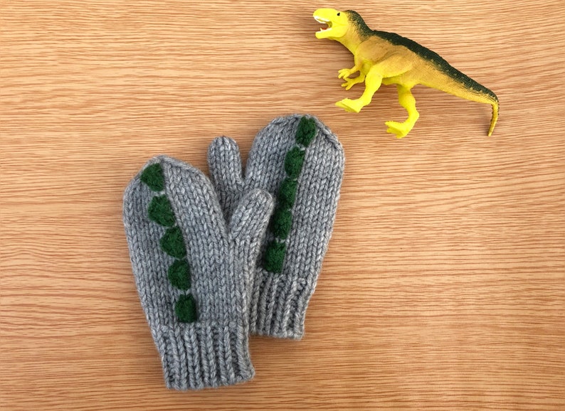 Dinosaur Gift for Kids: Personalized Animal Mittens, Unique Birthday ...