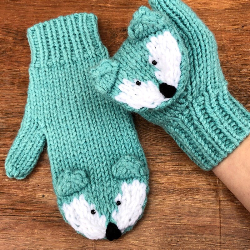 Animal Mittens - Etsy