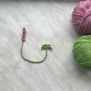 Lavender Bookmark Crochet Pattern, PDF File, Beginner Crochet Pattern ...