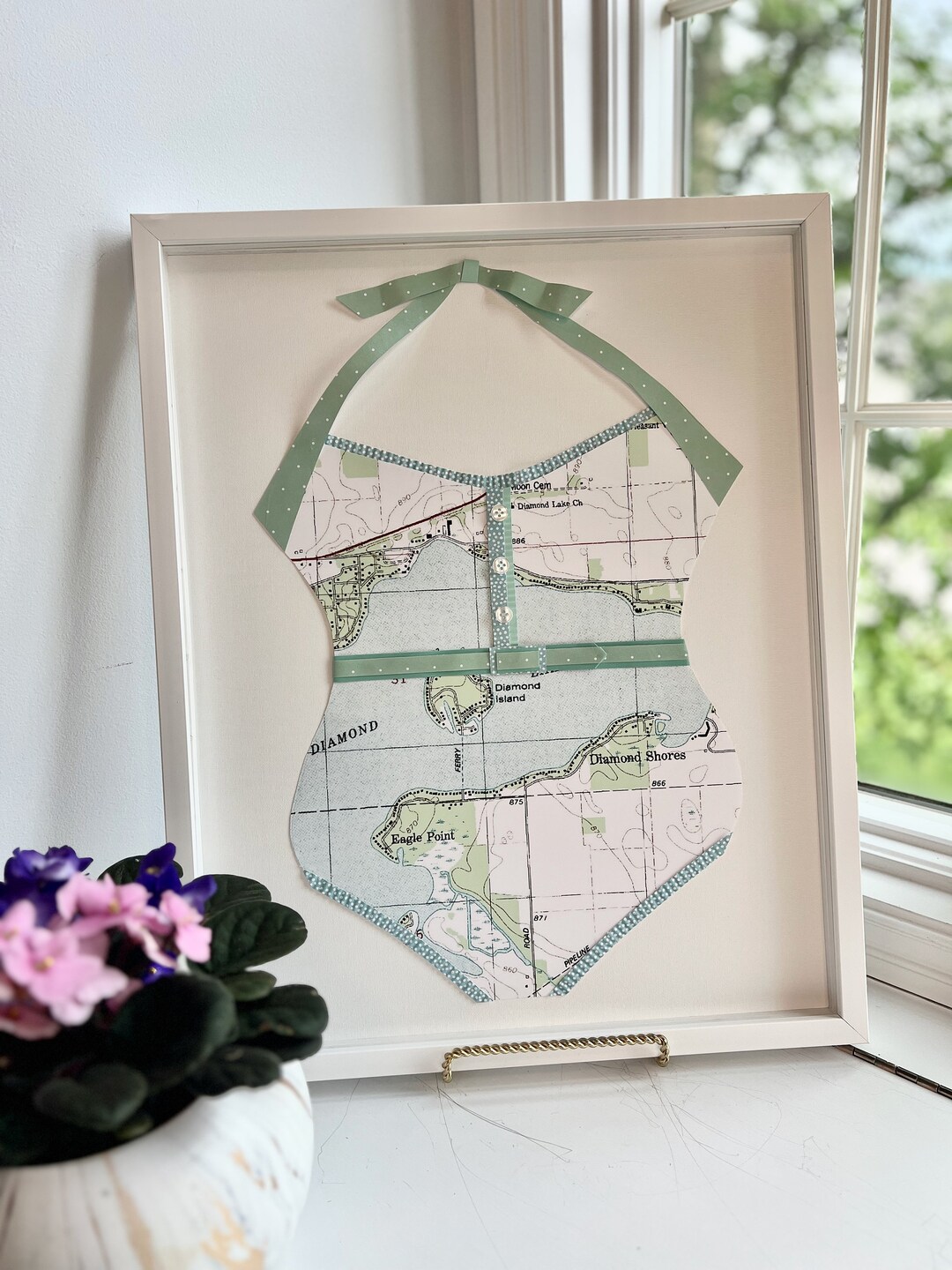 Custom Lake Bathing Suit Art, Customized Lake House Sign, Custom Lake ...