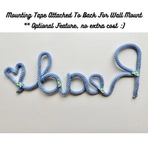 Knitted Read Sign, Bookcase Decor, Crochet Name, Reading Nook Decor ...