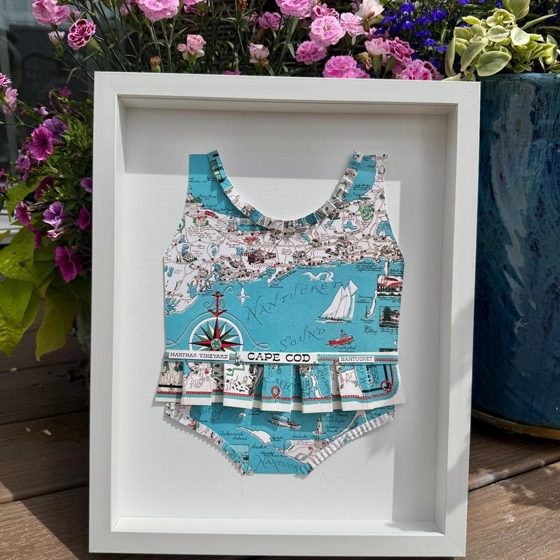 Vintage Map Dress - Etsy