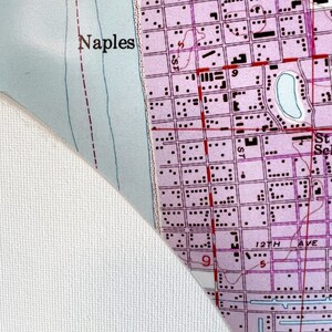 Naples Florida Wall Art, Florida Bathing Suit Wall Hanging, Map Swim ...