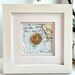 Customized Nautical Chart and Compass Rose Framed Artwork - Etsy