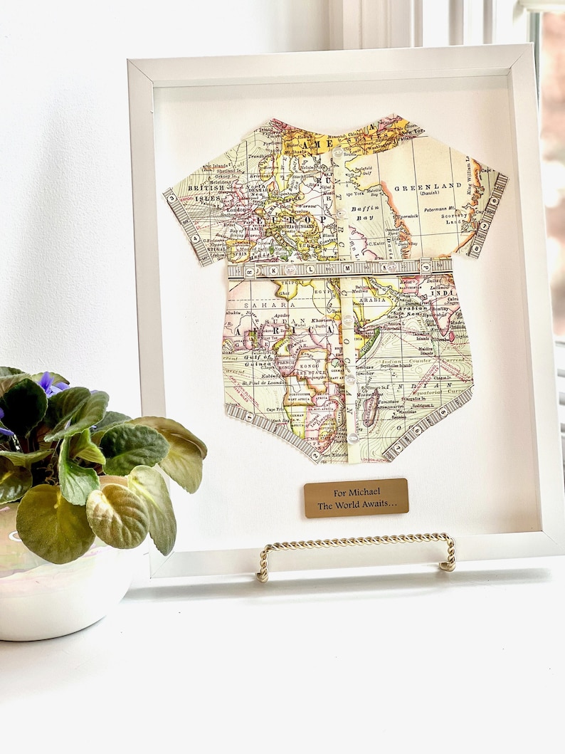 Unique Nursery Wall Decor World Map Baby Wall Art Travel - Etsy